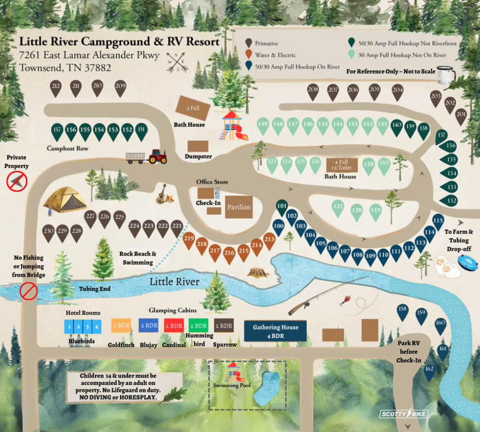 Map & Directions | Little River Campground and RV Resort